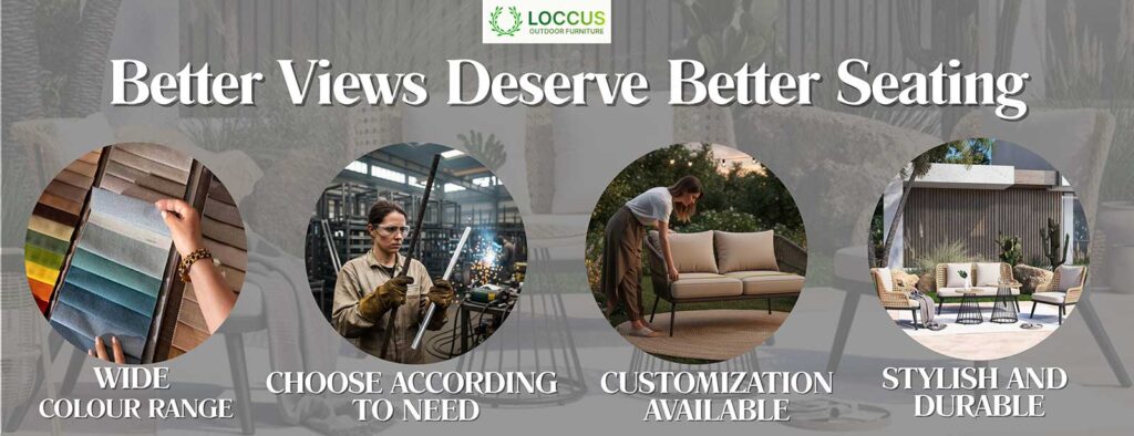 Loccus Furniture: Modern Garden Outdoor Furniture Sets